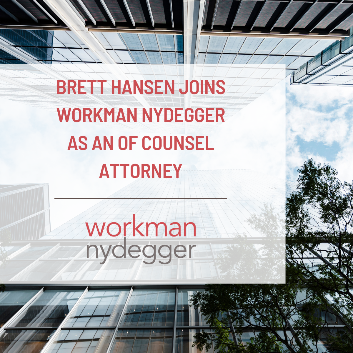 Brett Hansen Joins Workman Nydegger as an Of Counsel Attorney - Workman ...